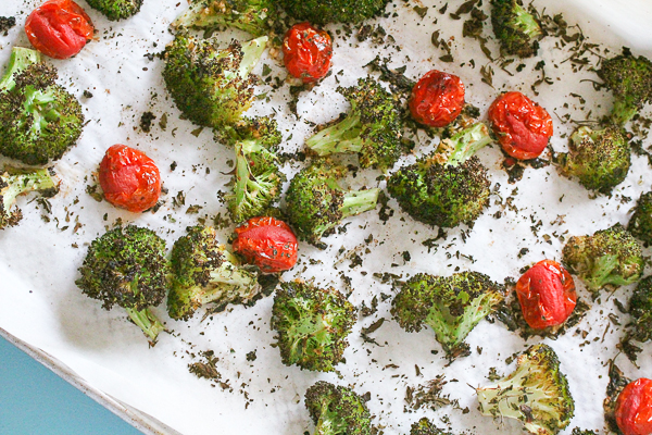 Roasted Broccoli with Blistered Grape Tomatoes – Yea Yea Pueblo