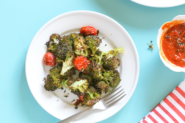 Roasted Broccoli with Blistered Grape Tomatoes – Yea Yea Pueblo